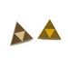 Laser Engraved Legend of Zelda Triforce Pin Pushback Pin Wood Etched ...