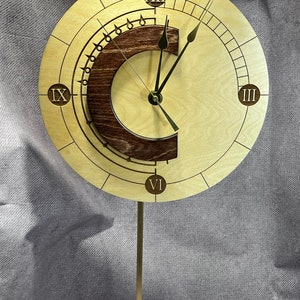Wooden Chrono Trigger Clock With Swinging Pendulum - Etsy