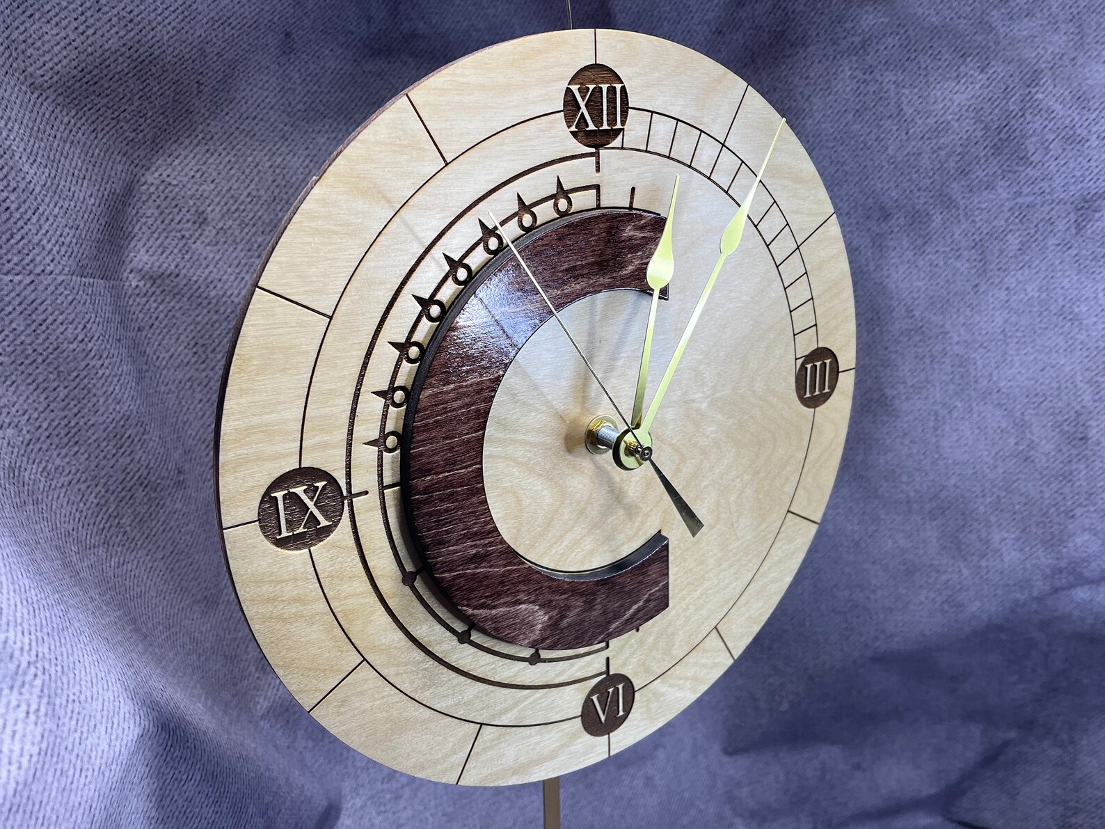 Wooden Chrono Trigger Clock With Swinging Pendulum - Etsy