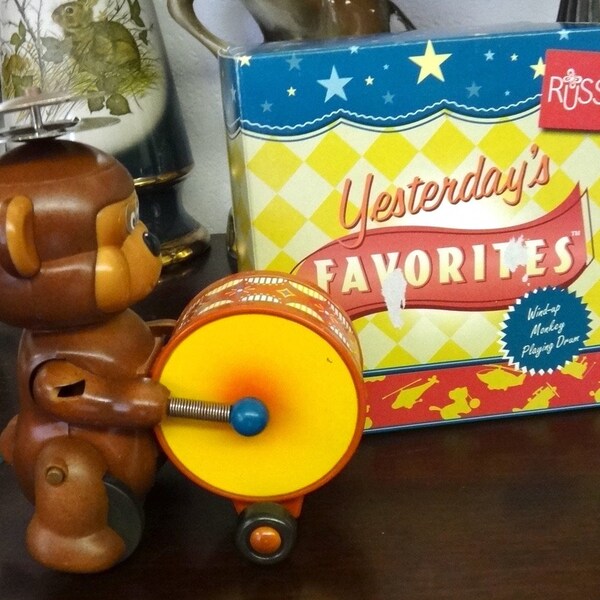 Wind up Monkey - Etsy