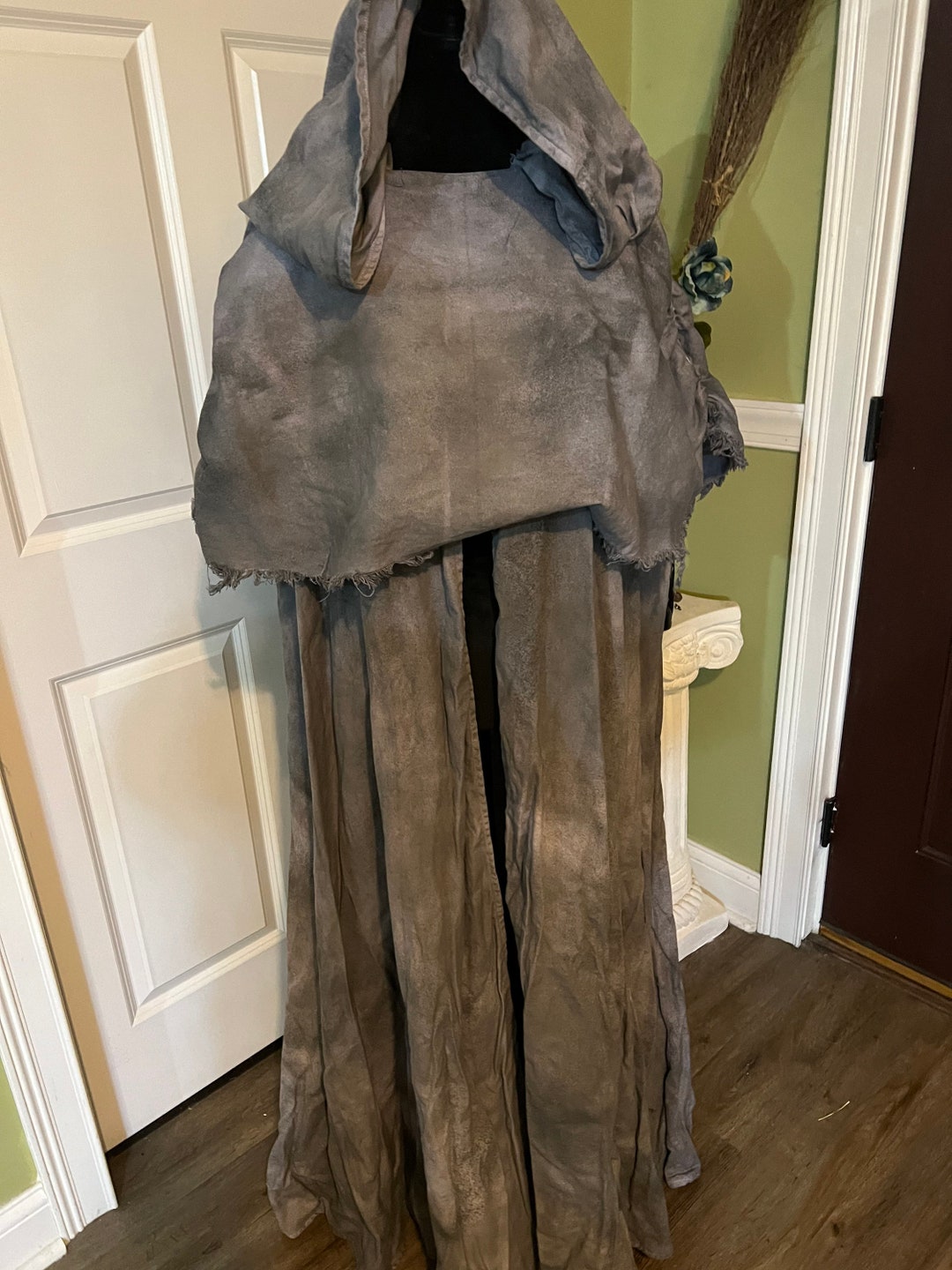 Distressed Full Cloak With Capelet - Etsy