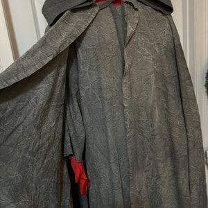 Distressed Dark Grey/black Cloak and Long Tunic/ - Etsy