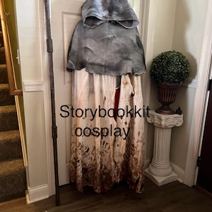 Frayed Muddied Distressed Burnt Edging Cloak - Etsy