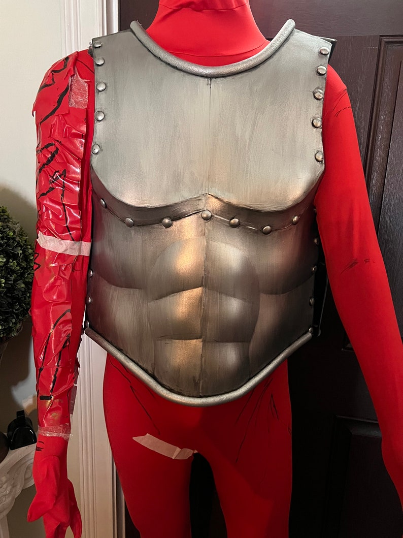 Detailed Metal Silver Armor Cosplay EVA Foam Set - Etsy