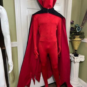 High Collar Lined Cape With Jagged Ends - Etsy