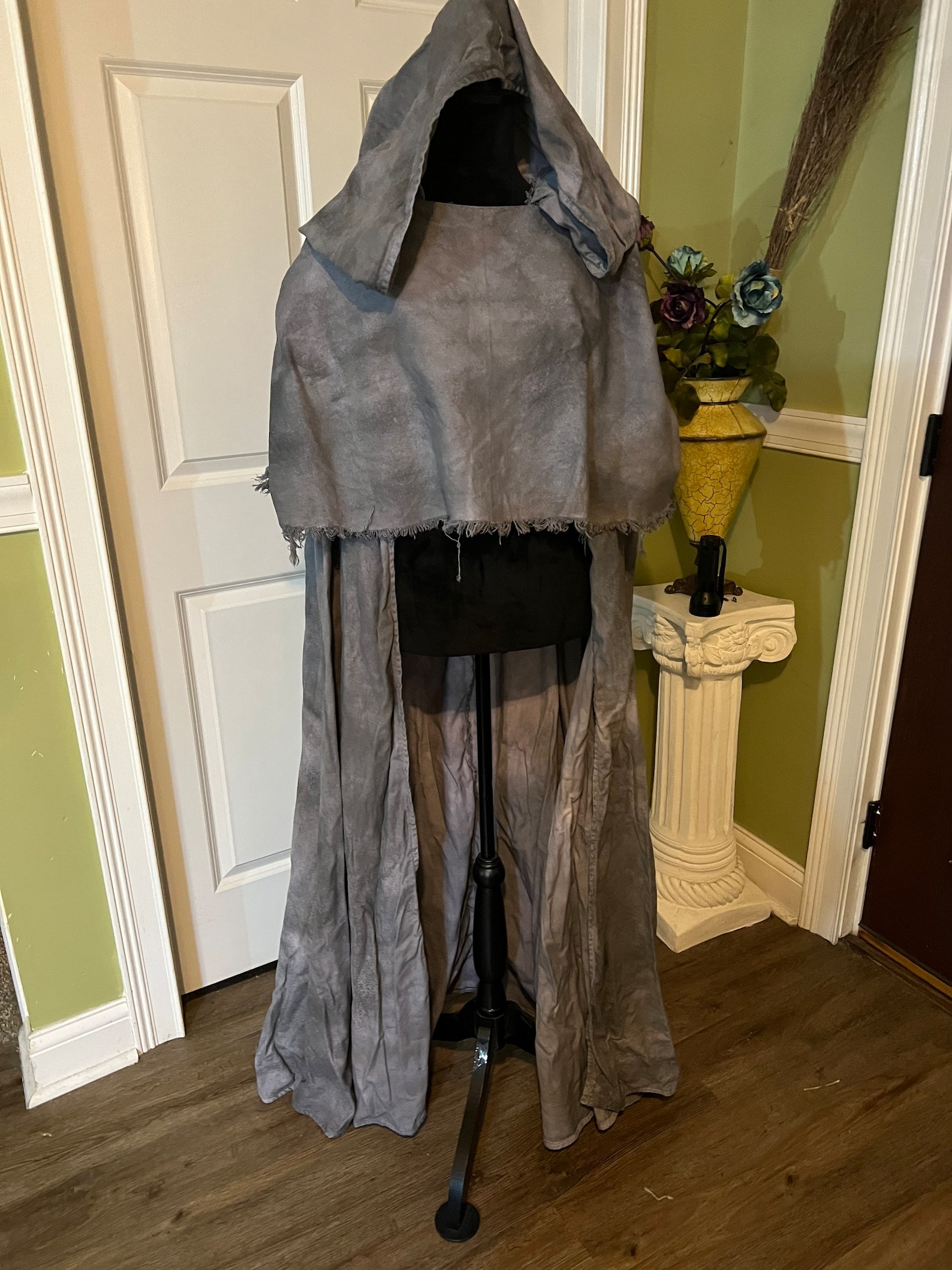 Distressed Full Cloak With Capelet - Etsy