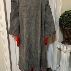 Distressed Dark Grey/black Cloak and Long Tunic/ - Etsy