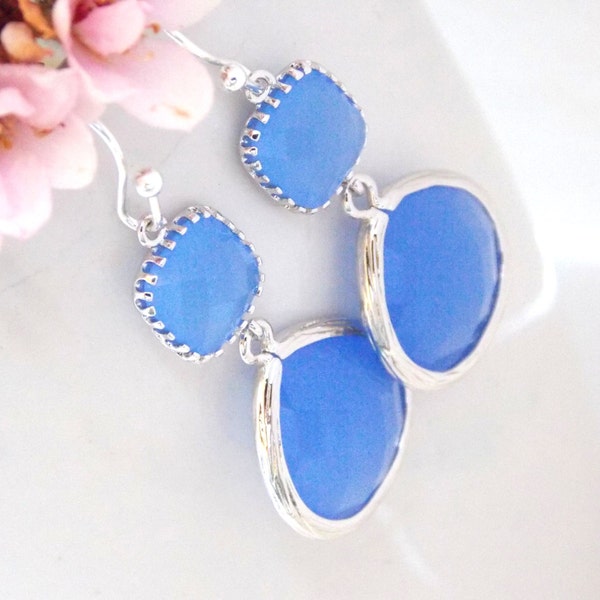 Ice Blue Earrings - Etsy