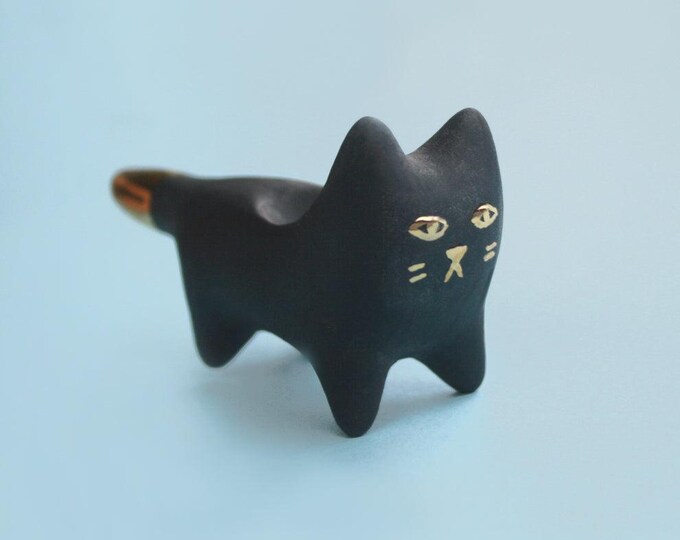 CAT PIPE / BLACK Cat Ceramic Smoking Pipe / Porcelain Pipes for Smoking ...