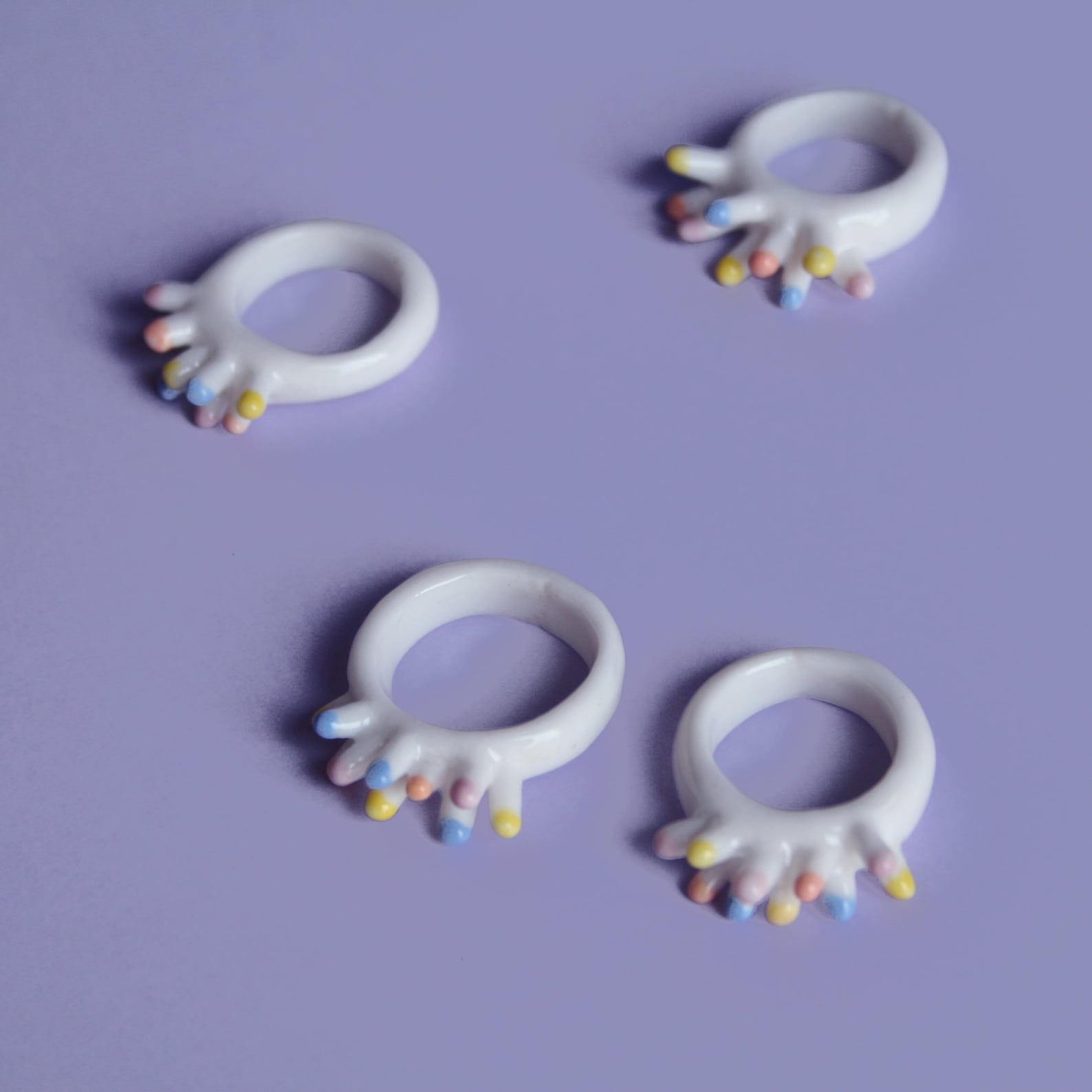 Mamuna Ring / SIAMESE TWIN STUDIO/ Unique Porcelain Ring / Ceramic ...