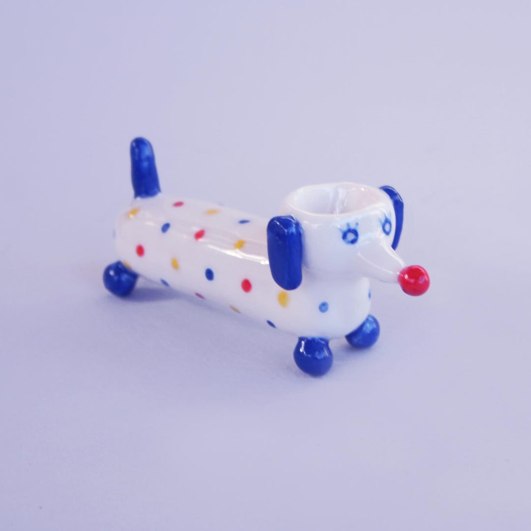 DOG PIPE / Ceramic Smoking Pipe / Porcelain Pipe / Pipes for Smoking ...