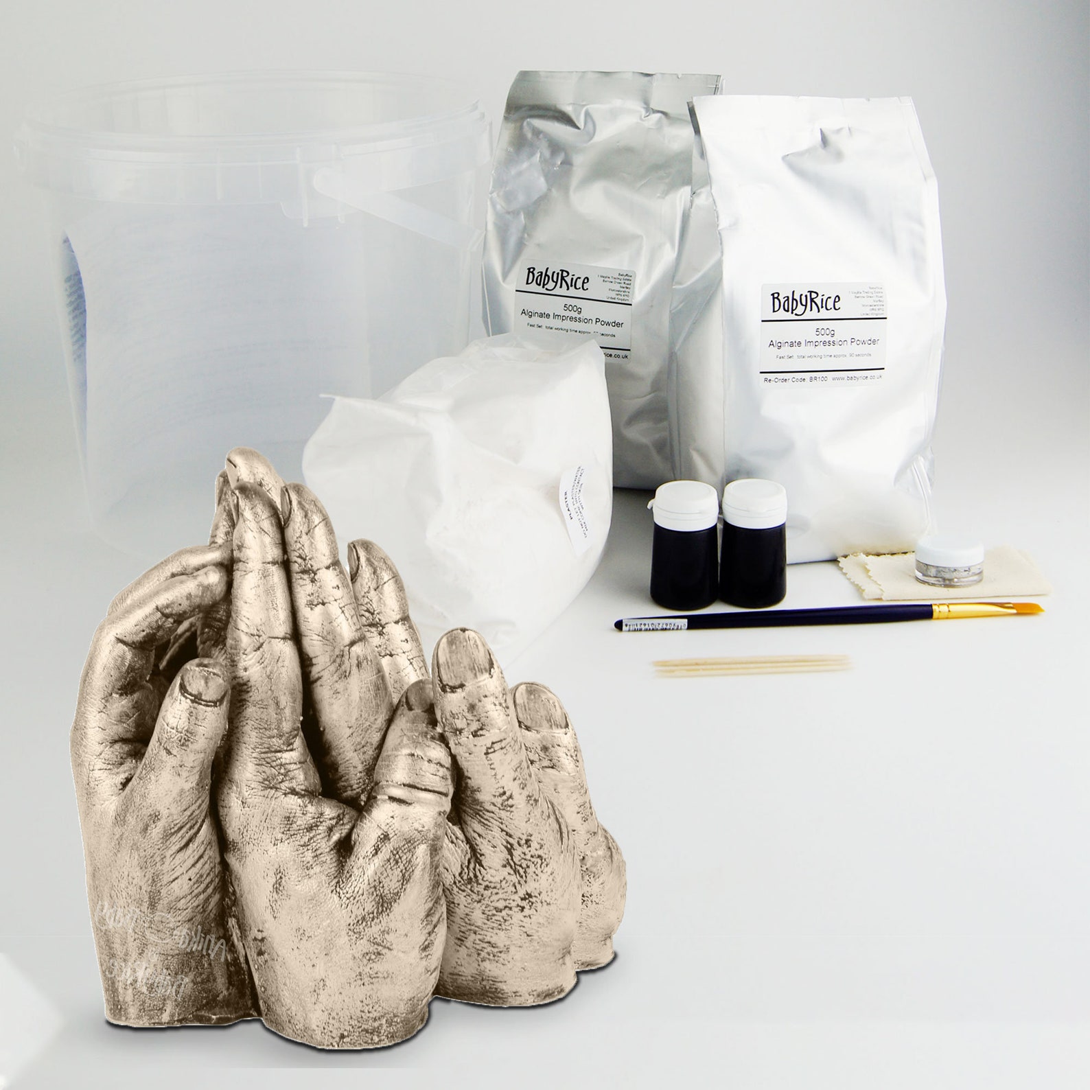 DIY Family Hand Casting Kit Gift Create a 3D Keepsake Holding - Etsy Canada