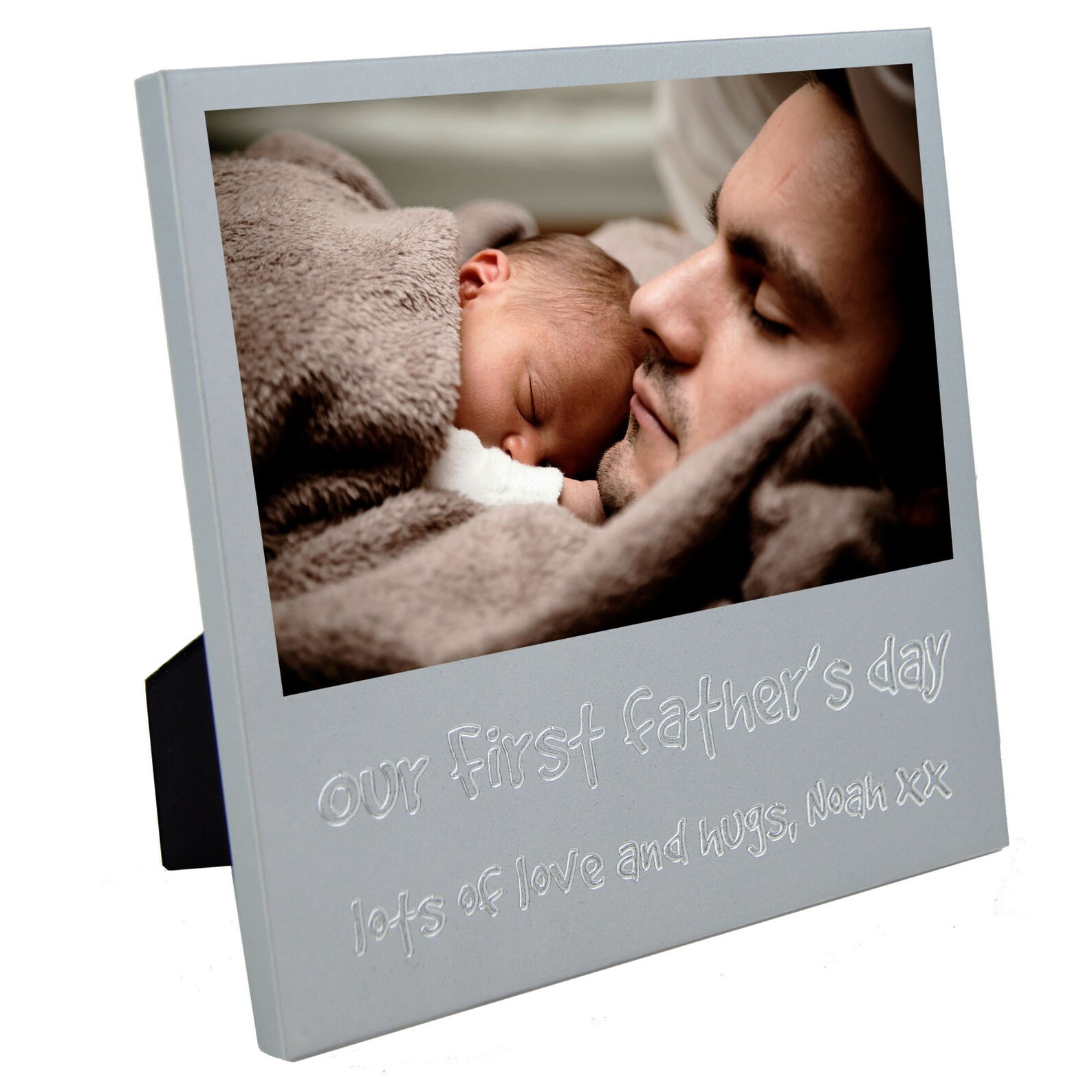 Personalised First Father's Day Photo Frame (handwritten) - Etsy