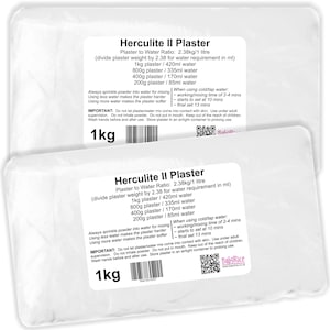 Herculite No. 2 Casting Plaster Stronger Than Plaster of Paris for 3D ...
