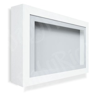 New White Deep Shadow Box Display Frame LOTS OF SIZES 4.8cm Inside ...