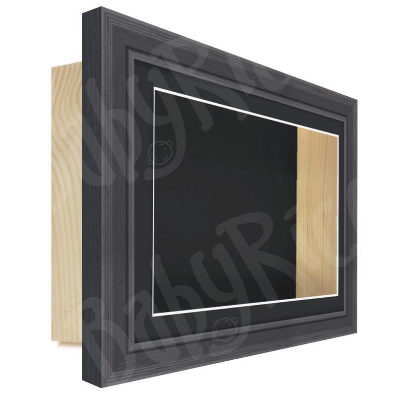 New Extra Deep Shadow Box Square Frame Dark Brown Mocha & - Etsy UK