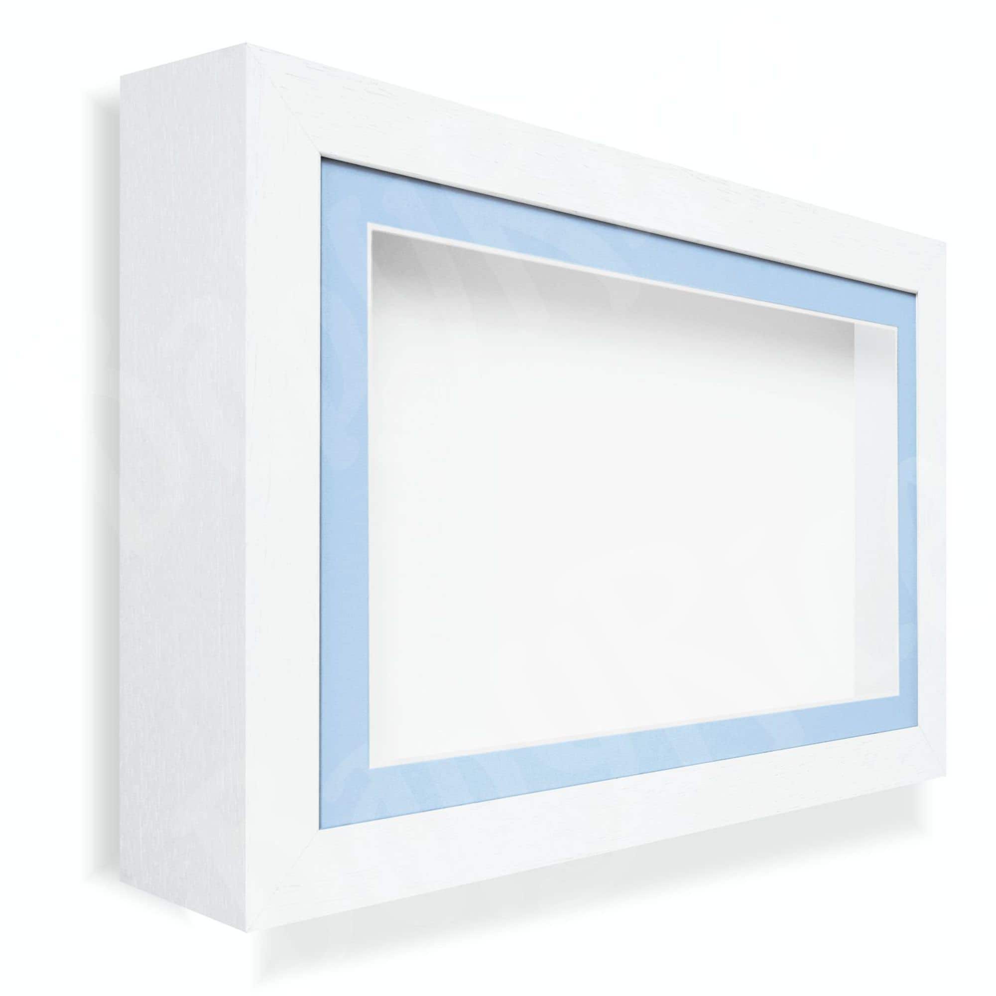 New White Deep Shadow Box Display Frame LOTS OF SIZES 4.8cm Inside ...