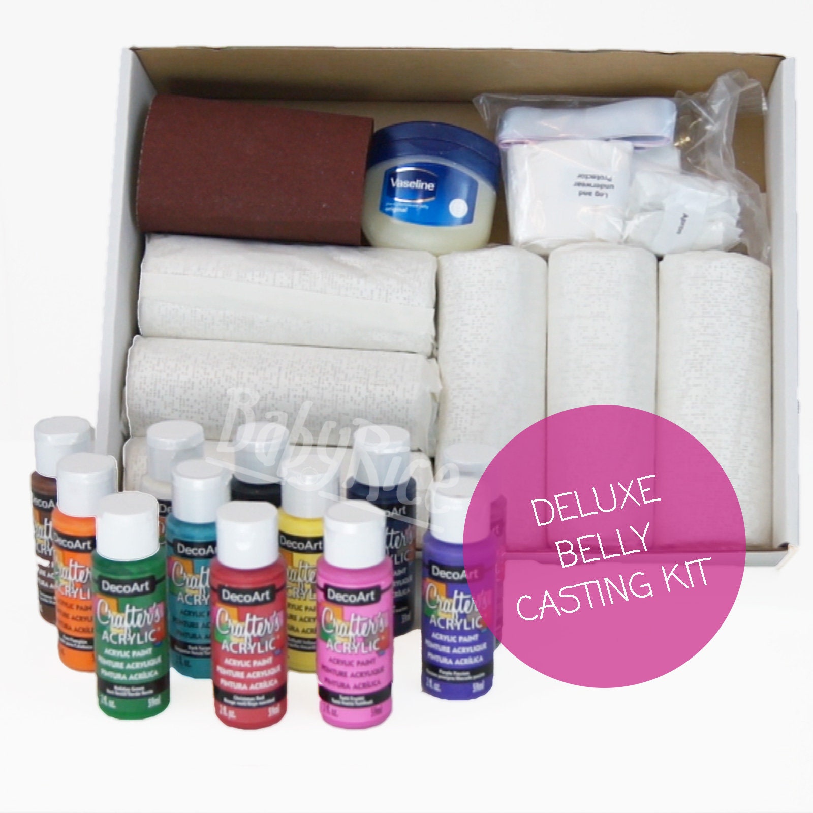 Belly Casting Kit Pregnancy Bump Plaster Cast New Pregnant Mum to Be or ...