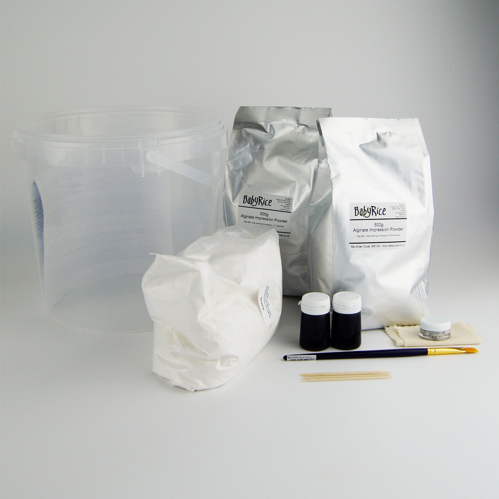 Family Hand Casting Kit With Metallic Wax Finishing Kit and Display ...