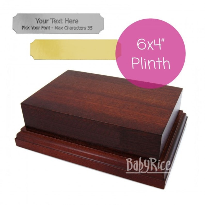 Rectangular Wooden Plinth Display Base 6x4 8x6 & - Etsy UK