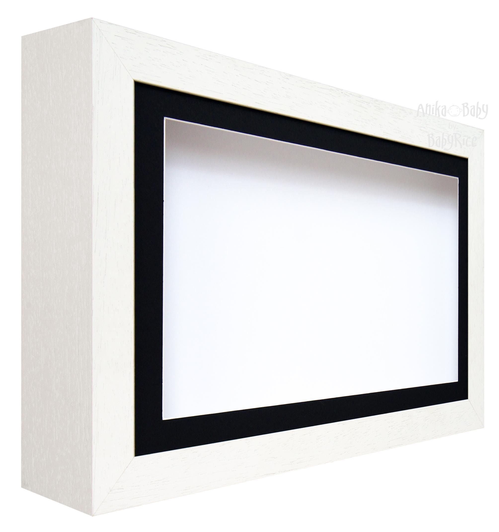 New White Deep Shadow Box Display Frame LOTS OF SIZES 4.8cm | Etsy
