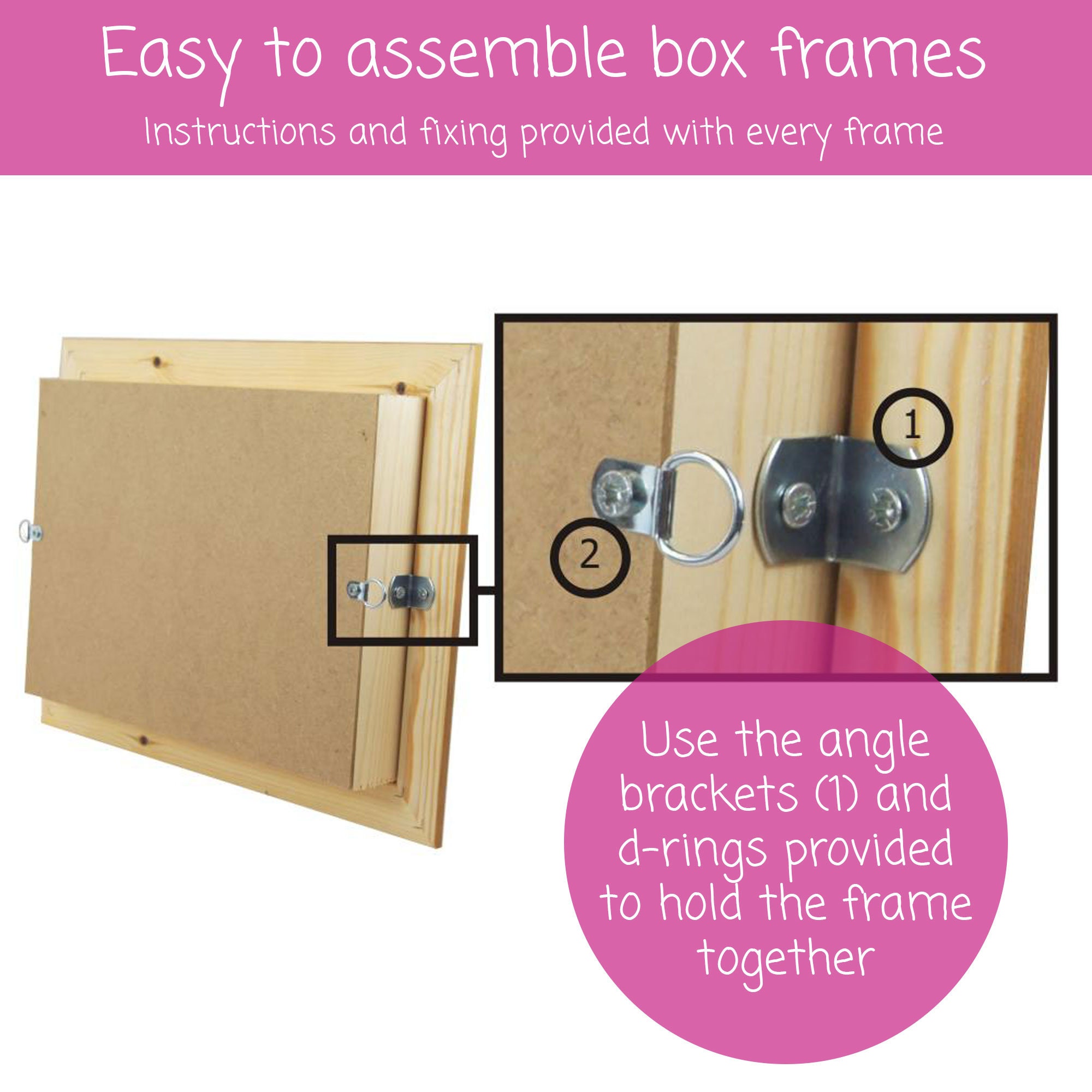 Gold Deep Shadow Box Frame Display for Wall 3D Object Picture Bouquet ...