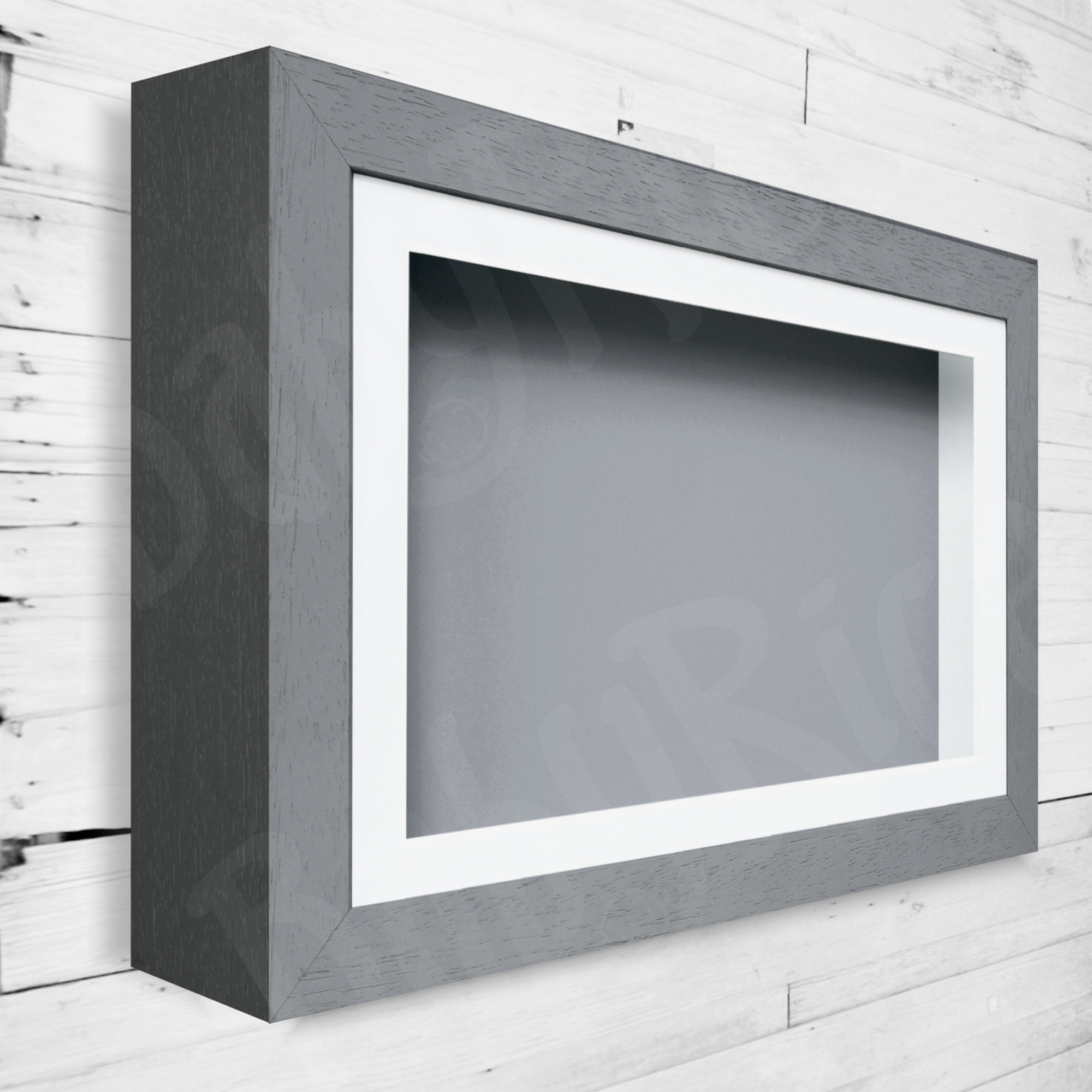 New Dark Grey Shadow Box Display Frame LOTS OF SIZES 4.8cm - Etsy UK