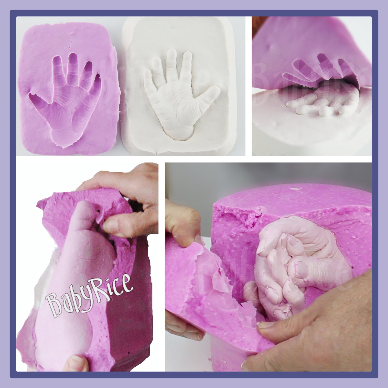 Babyrice Fast Setting Alginate 500g - 48KG for Adult Baby Hand Foot ...