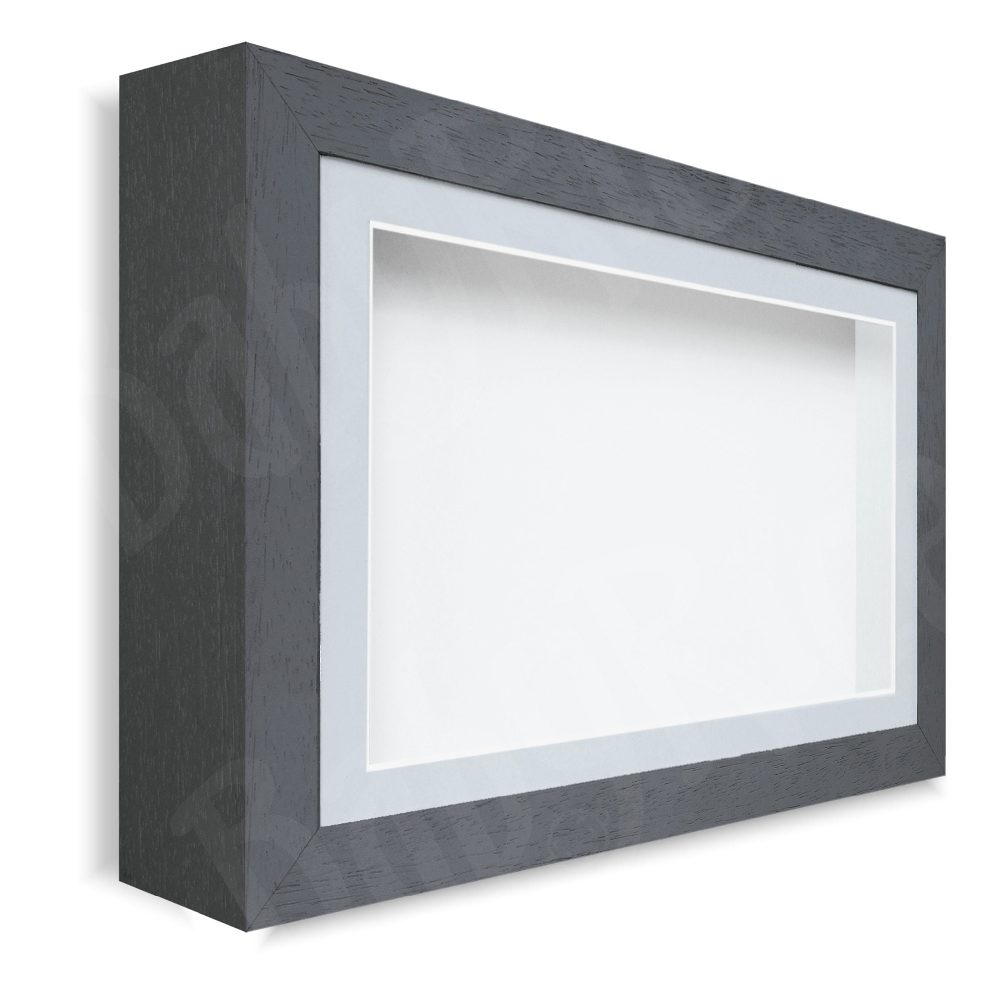 New Dark Grey Shadow Box Display Frame LOTS OF SIZES 4.8cm | Etsy