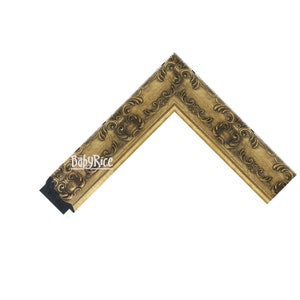 Rectangle Ornate Antique Gold Effect Deep Shadow Box Display Frame 6x10 ...