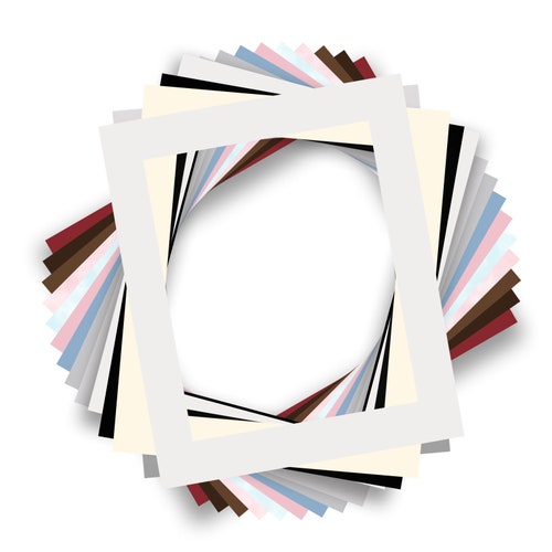 Picture Frame Mount Card 9x12 Inches A4 Single Aperture Size - Etsy UK