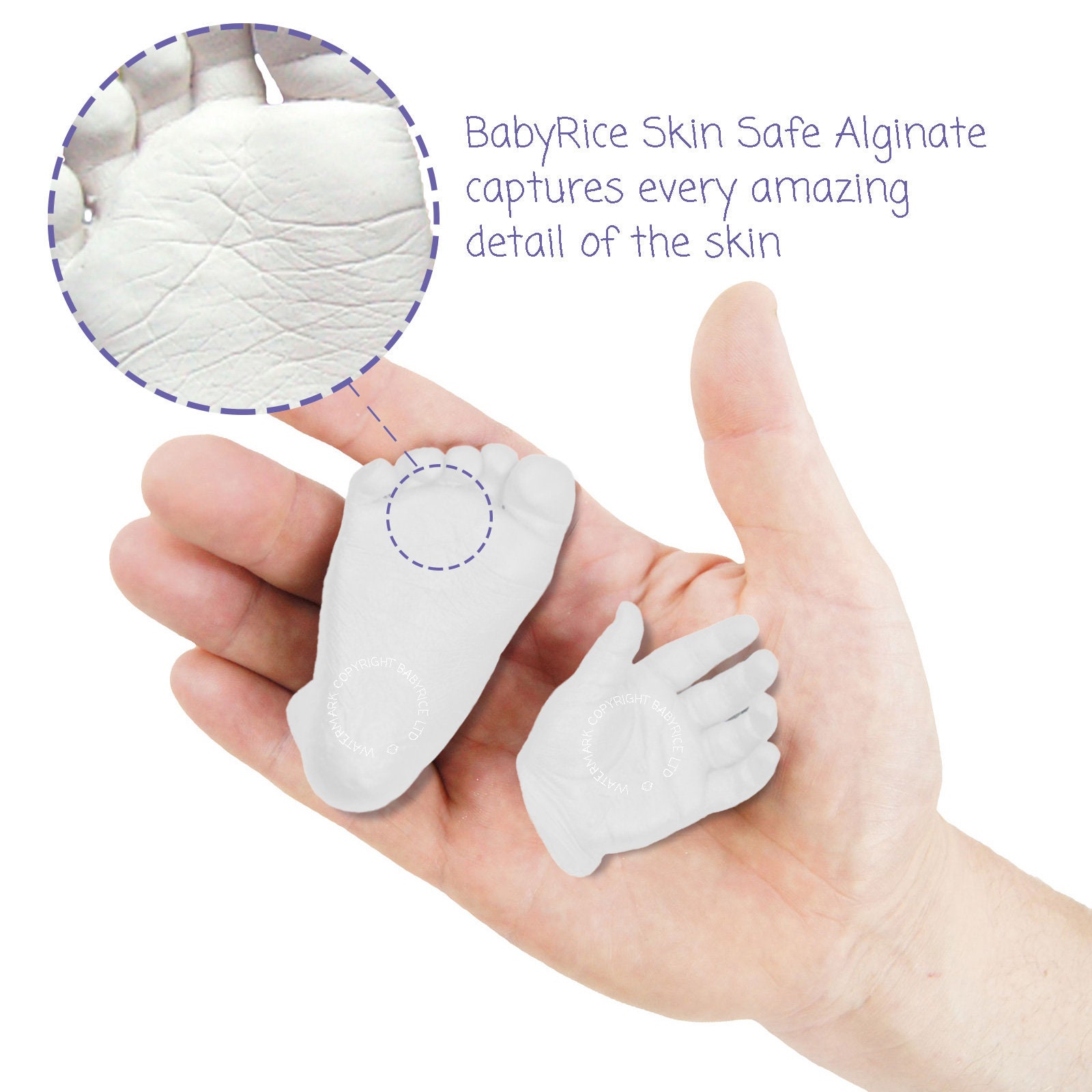 Babyrice Fast Setting Alginate 500g 48KG for Adult Baby Hand - Etsy