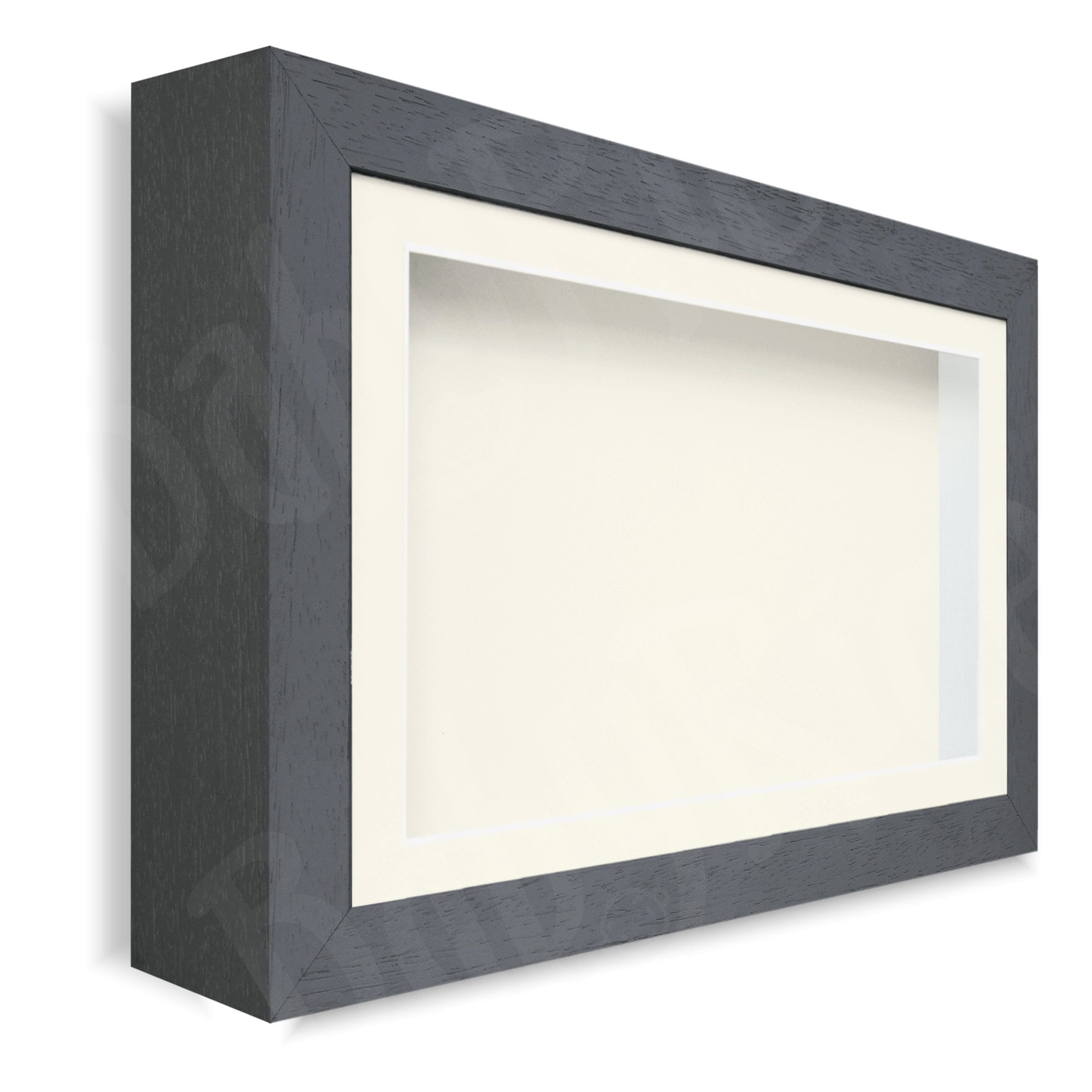 New Dark Grey Shadow Box Display Frame LOTS OF SIZES 4.8cm | Etsy