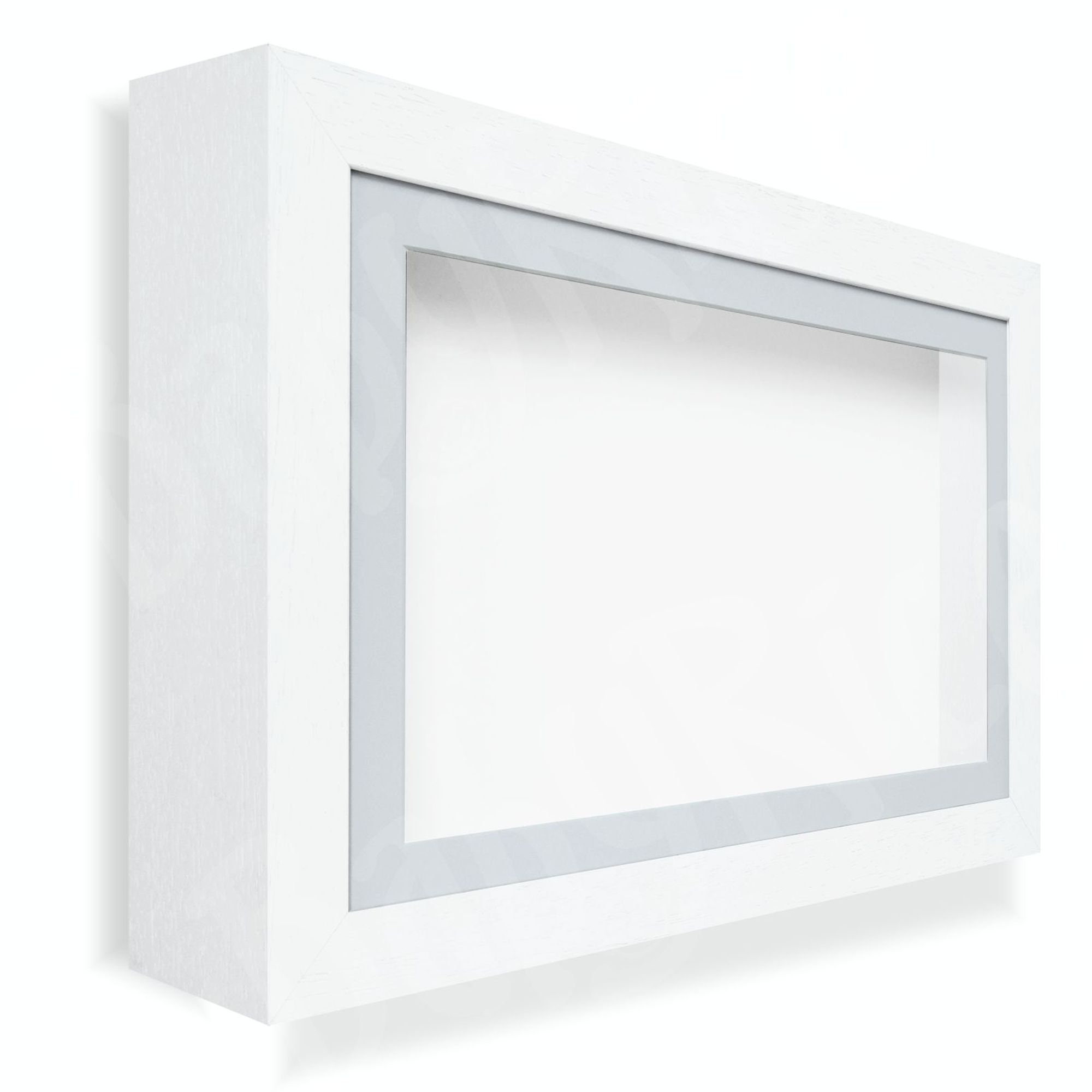 New White Deep Shadow Box Display Frame LOTS OF SIZES 4.8cm | Etsy Ireland