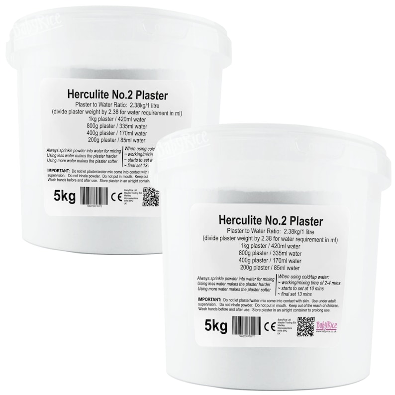 Herculite No. 2 Casting Plaster Stronger Than Plaster of Paris for 3D ...