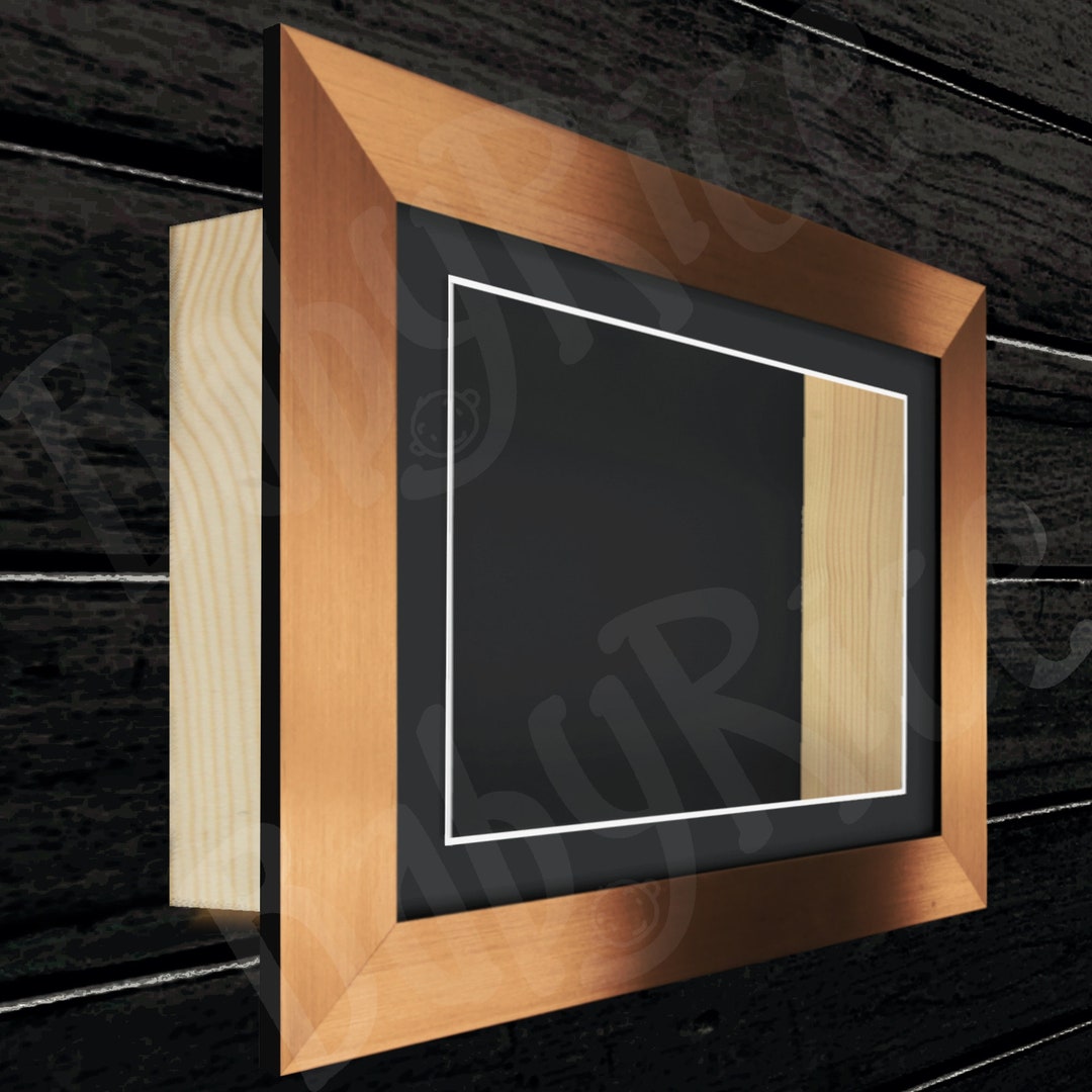 New Bronze Copper Tone Deep Shadow Box Frame for Wall Display 3D Object ...