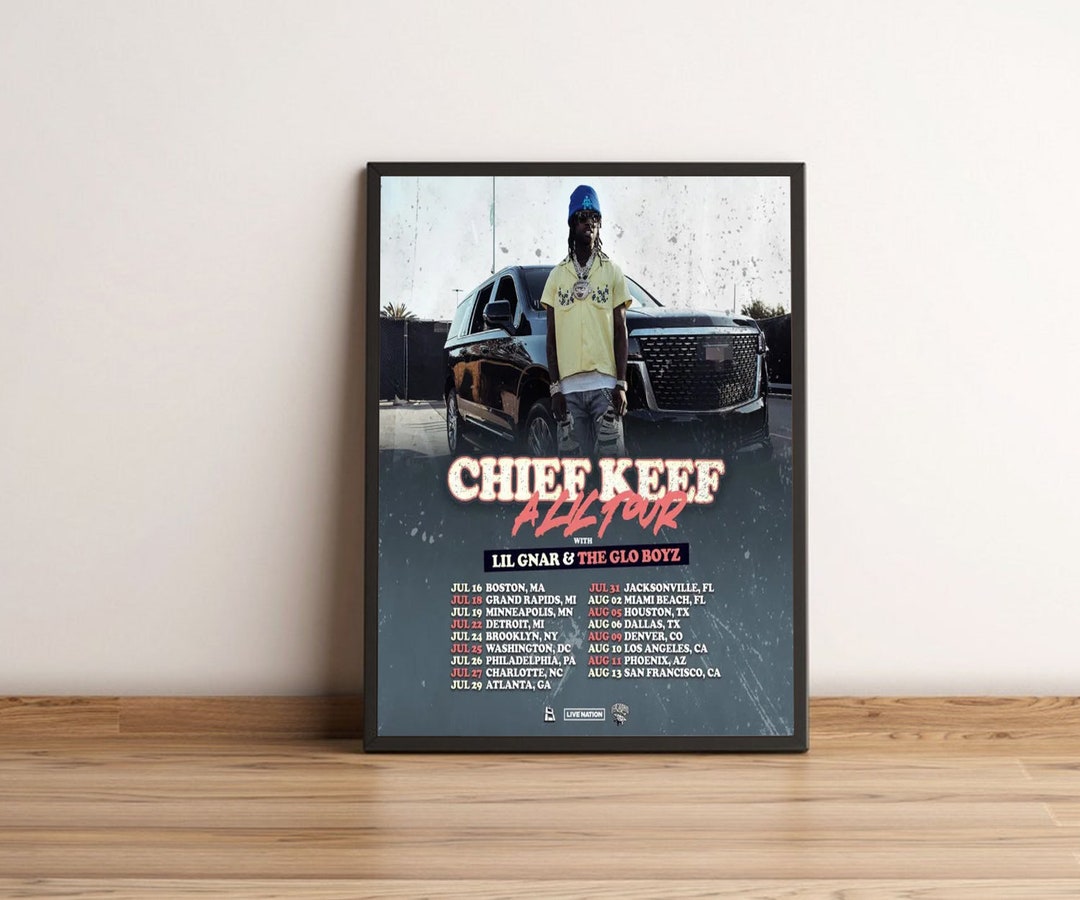Chief Keef All Tour 2024 Poster - Etsy
