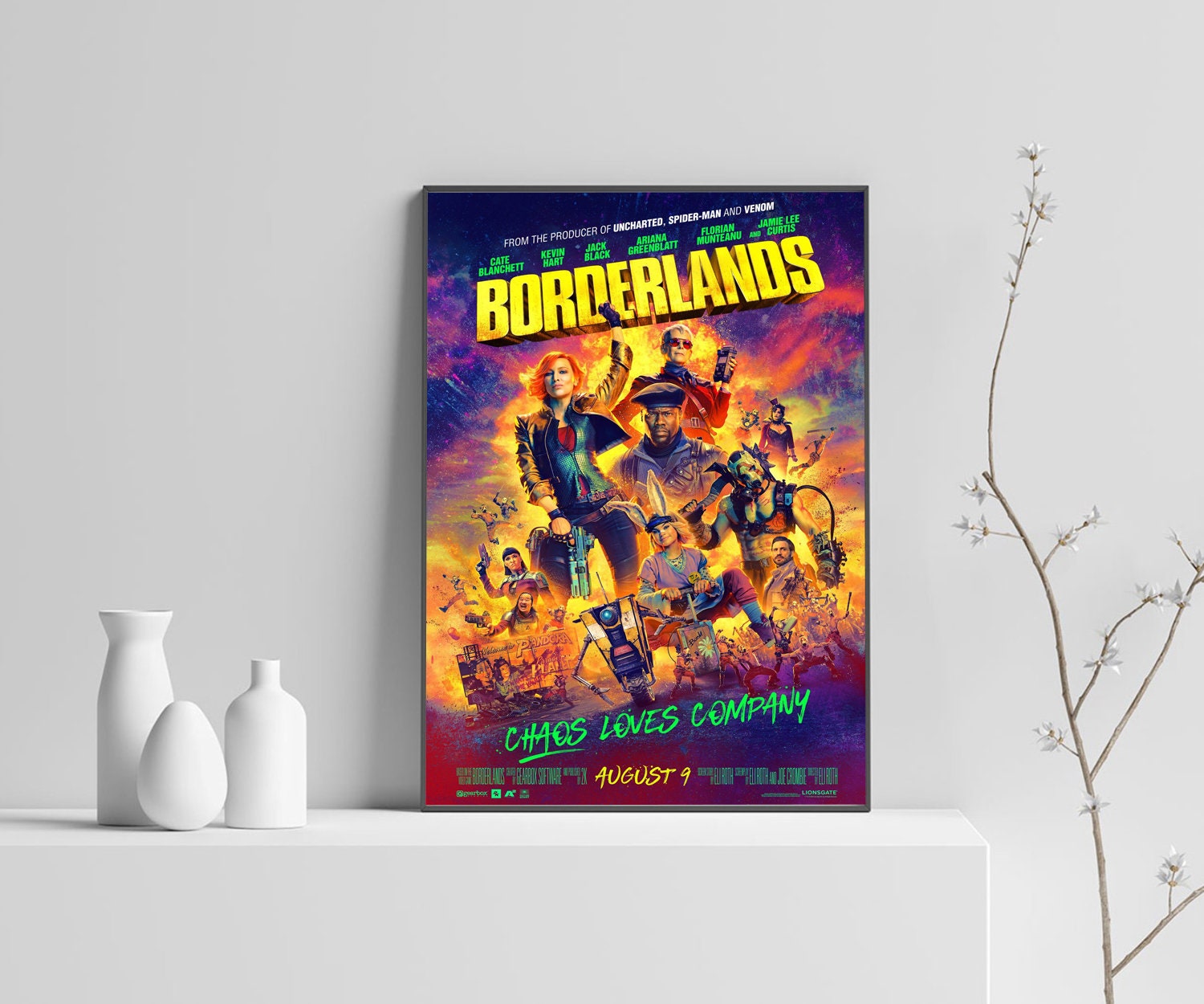 Borderlands 2024 Movie New Poster, Home Decor - Etsy
