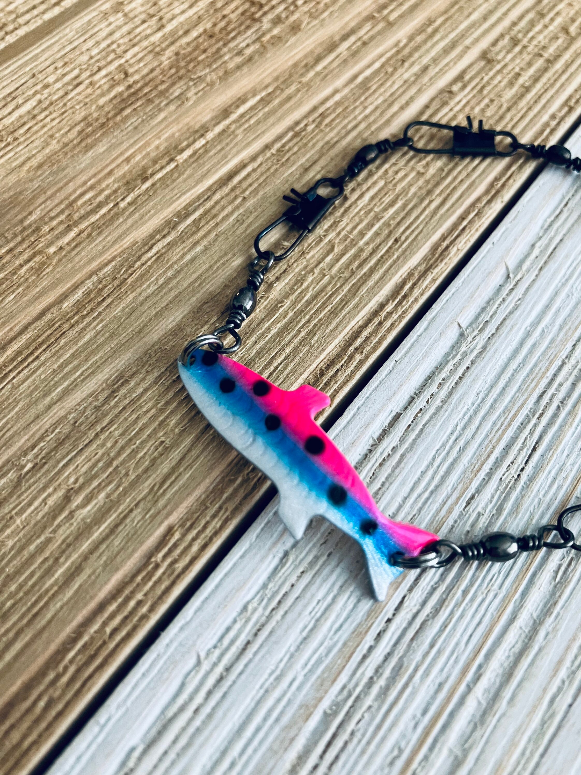 Colorful Fish Out of Water Fishing Bracelet - Etsy