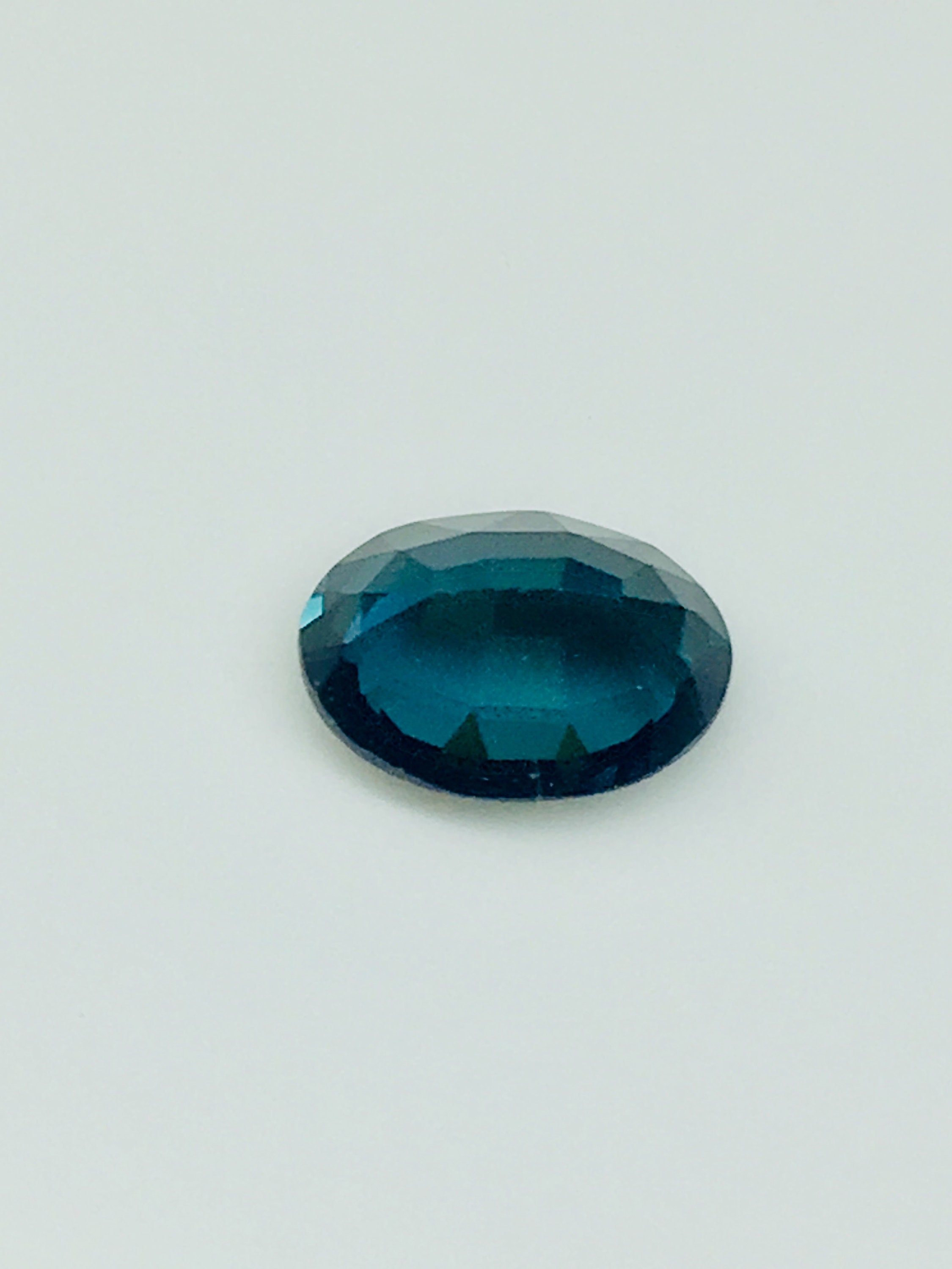 Natural Twilight Teal Color Indicolite Tourmaline 1.29 Carats- Loose ...