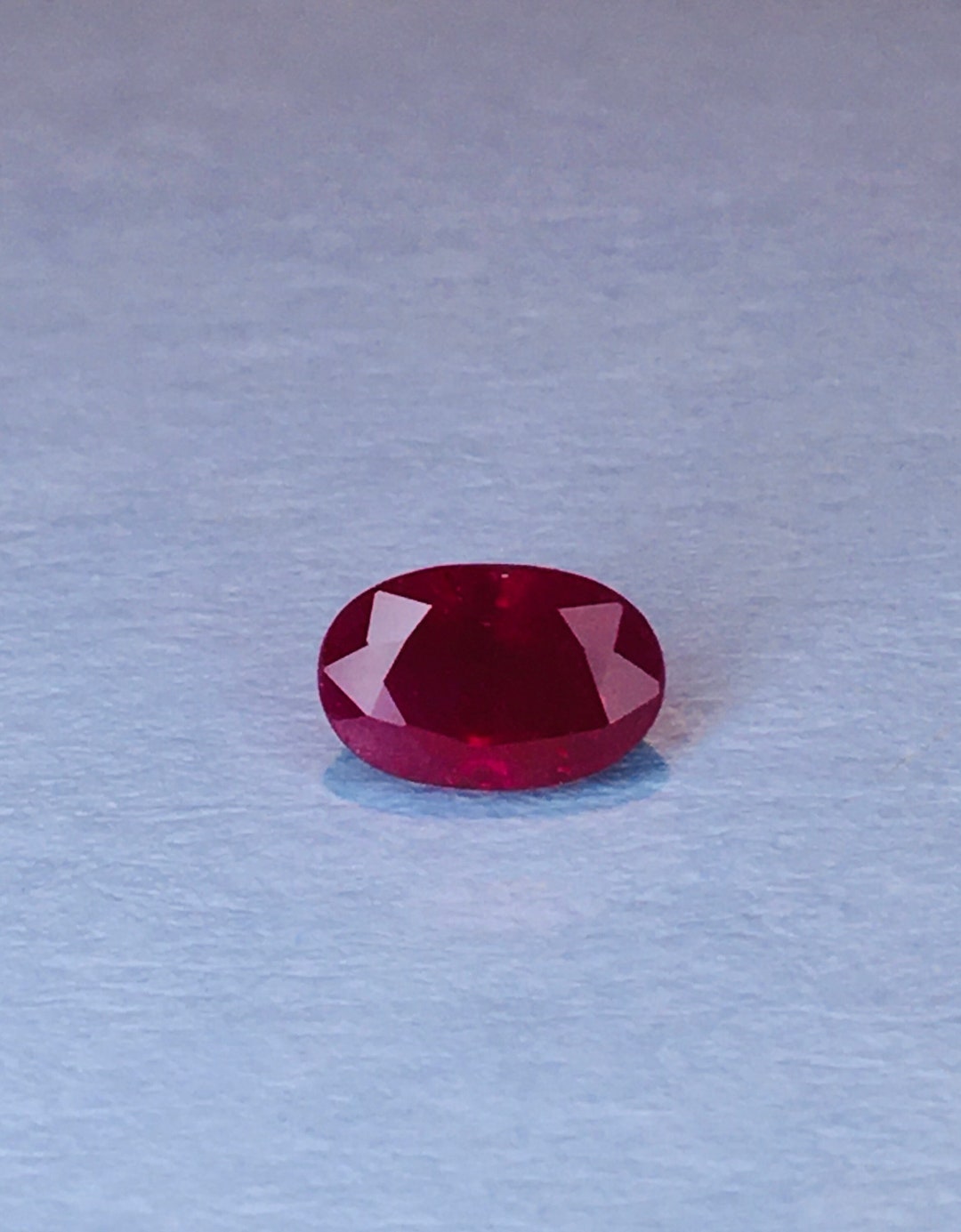 0.84 Carat Natural Burmese Ruby Oval Shape • July Birthstone • Loose ...