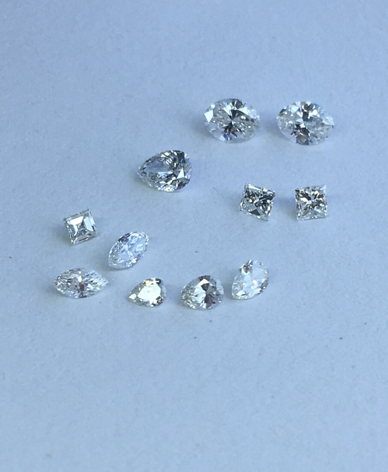 Parcel of 11 Natural Diamonds Modern Fancy Cut 0.70 Carat - Etsy