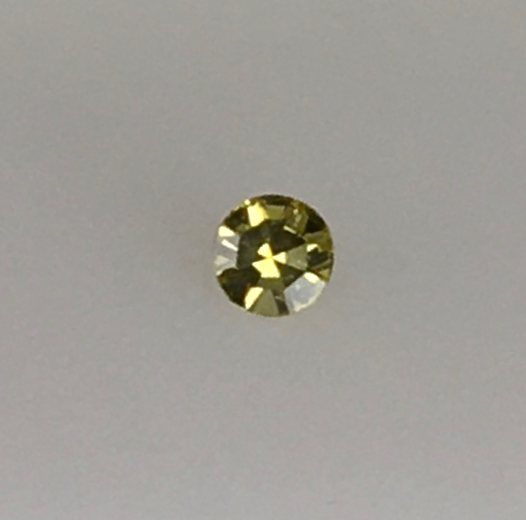 Natural Olive Diamond Round Single Cut 3 point Size | Etsy