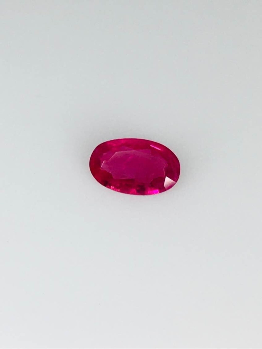 Natural Burmese Ruby Oval Shape • Natural Ruby .67 Carat • July ...