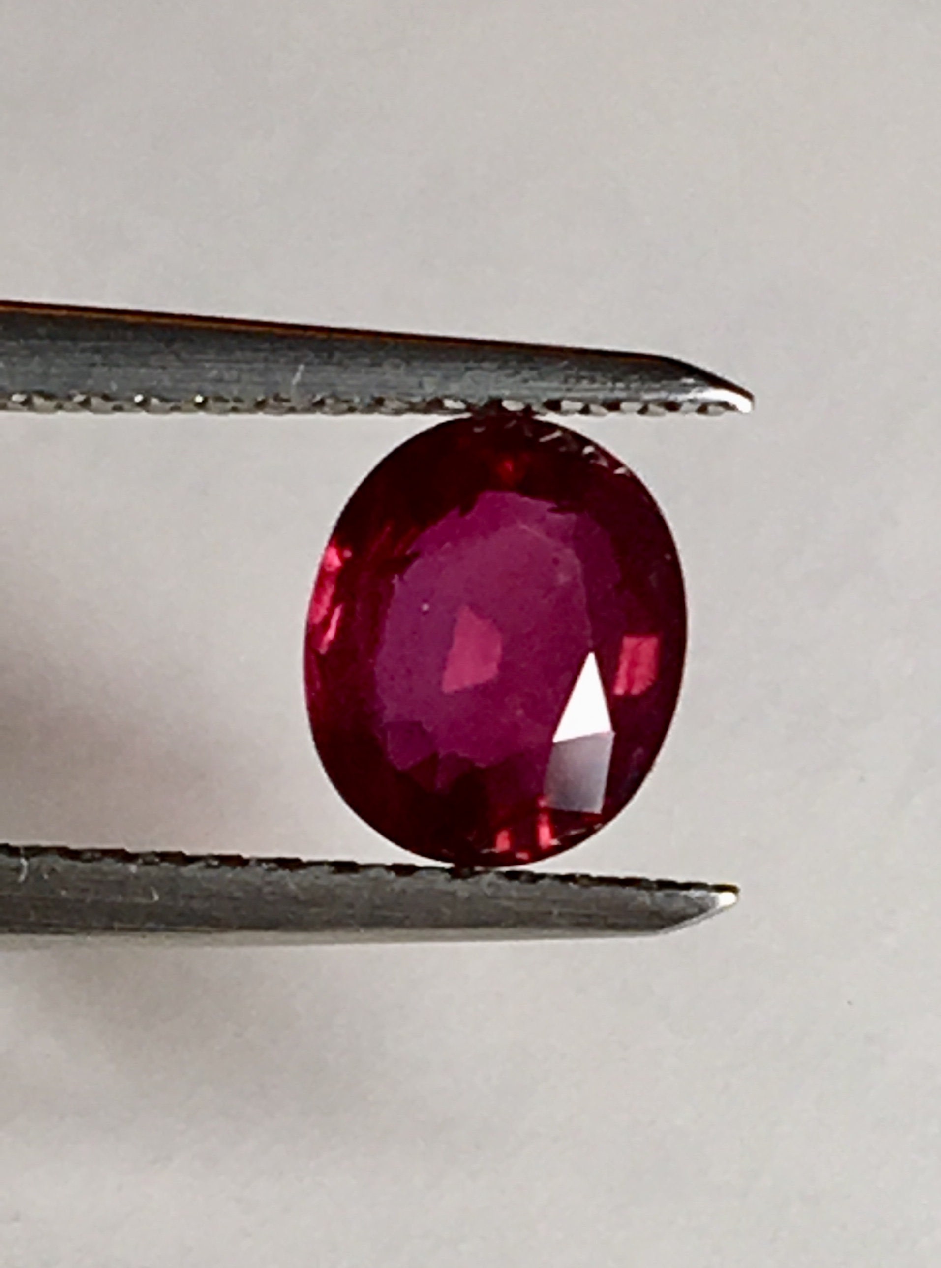 Natural Ruby Oval Shape 1.01 carat-100% Natural Ruby Designer | Etsy
