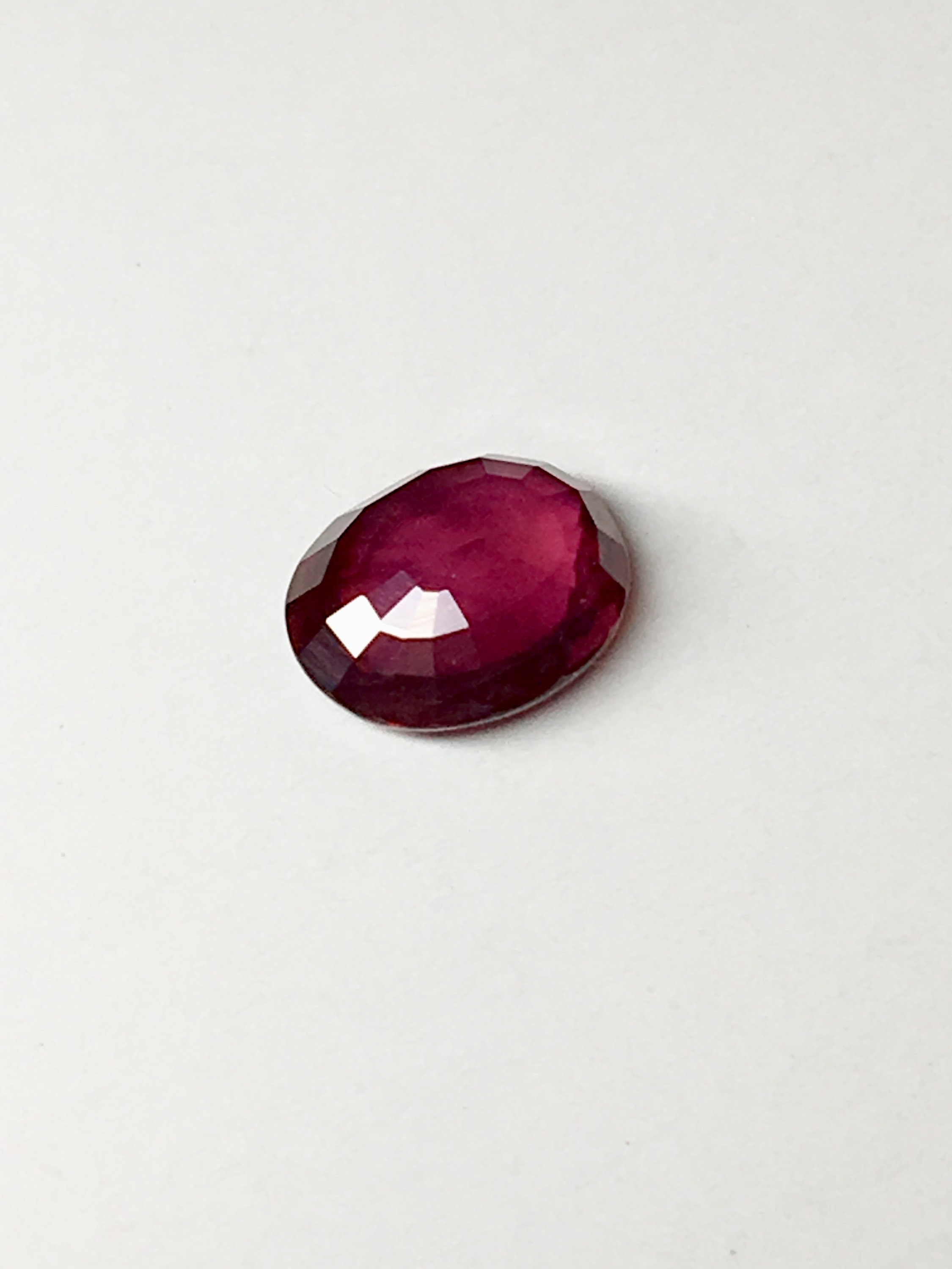Natural Ruby Oval Shape 1.01 carat-100% Natural Ruby Designer | Etsy