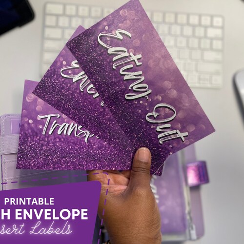 Printable A6 Cash Envelope Label Inserts for A6 Budget Binder - Etsy
