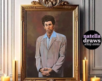 Cosmo Kramer Plakat Cosmo Kramer Art Etsy.de