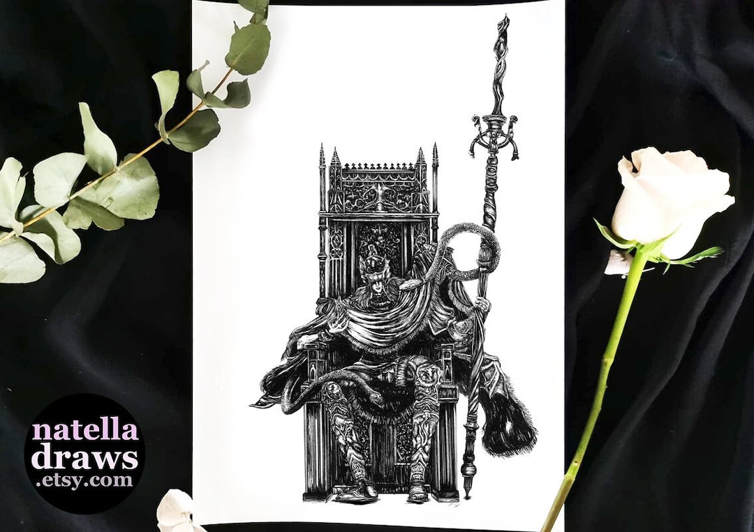 Elden Ring Messmer the Impaler Art Print, Elden Ring Poster - Etsy