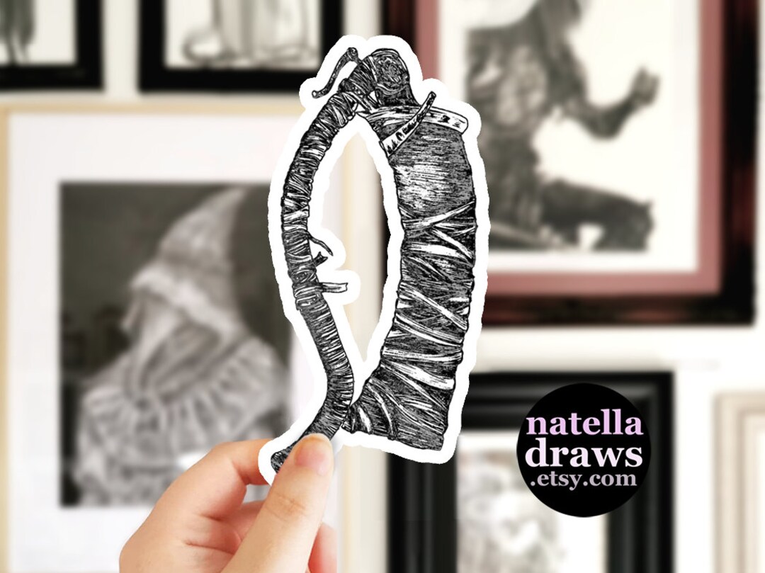 Saw Cleaver Sticker, Bloodborne Hunter Sticker, Bloodborne Car Decal ...